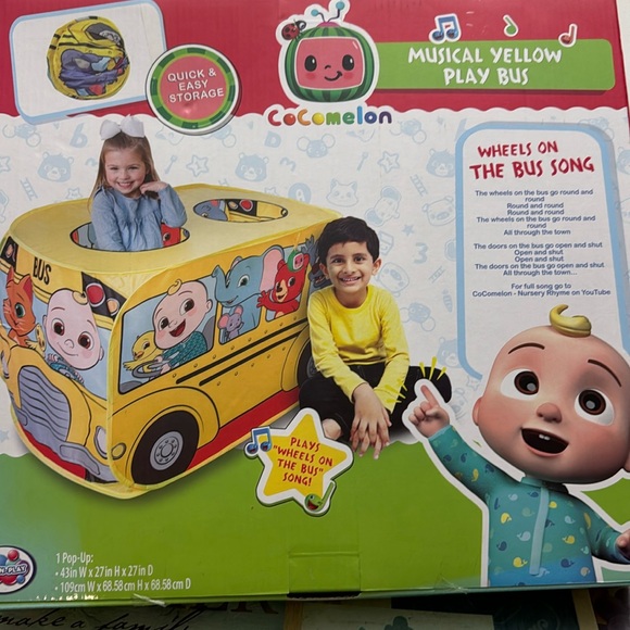 CoComelon | Toys | Cocomelon Musical Yellow Play Bus | Poshmark